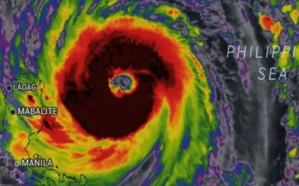 Typhoon Kong-rey Has One of Largest Eyes Ever Seen: 'Absolutely Massive'