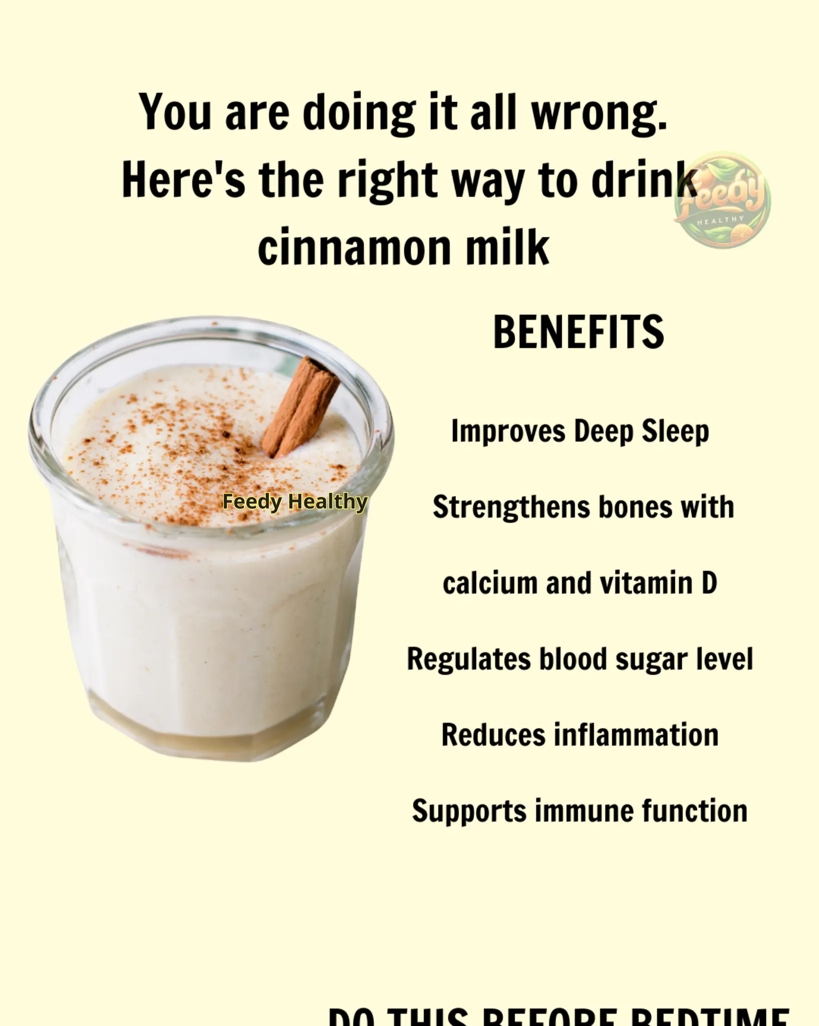 You are doing it all wrong. Here's the right way to drink cinnamon milk