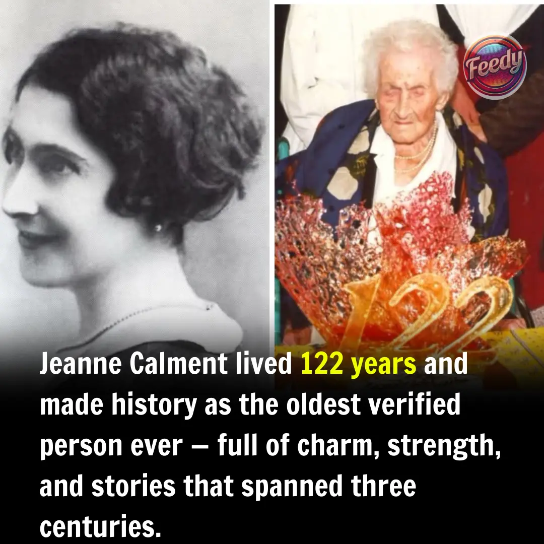Jeanne Calment lived 122 years and made history as the oldest verified person ever — full of ...