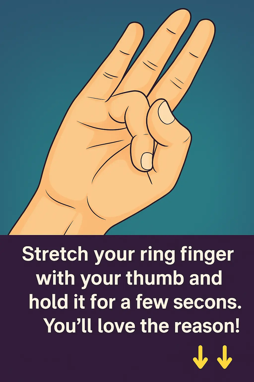 Powerful finger position unlocks deep connection to the universe