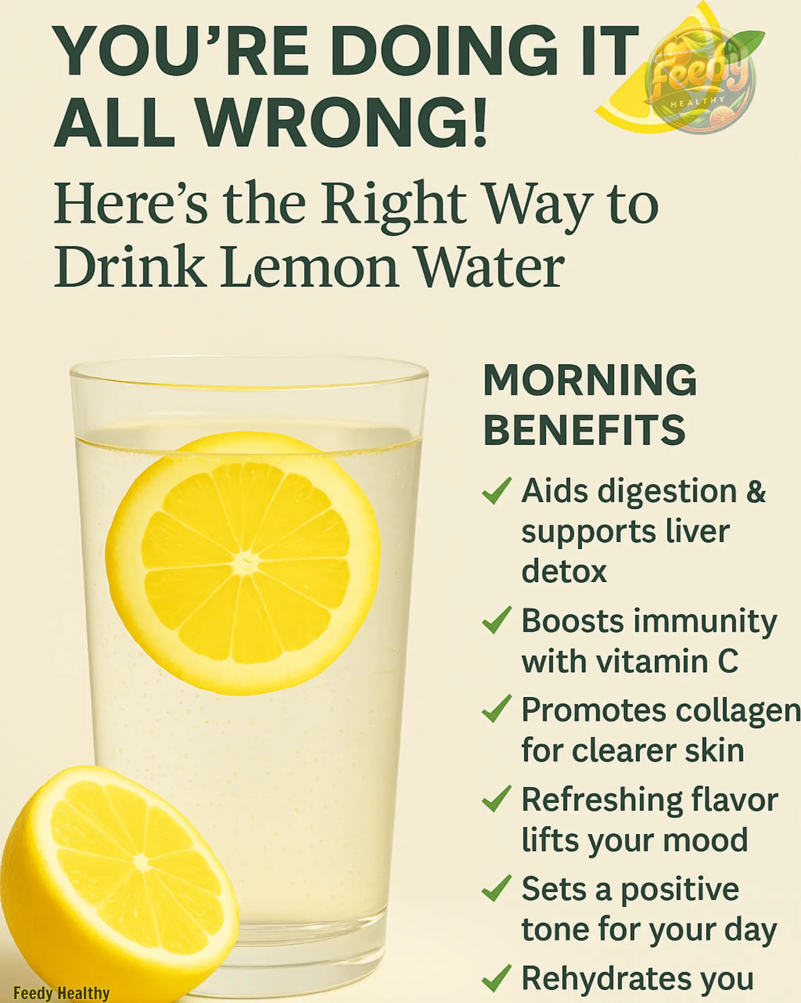 You're doing it all wrong. Here's the right way to drink lemon water