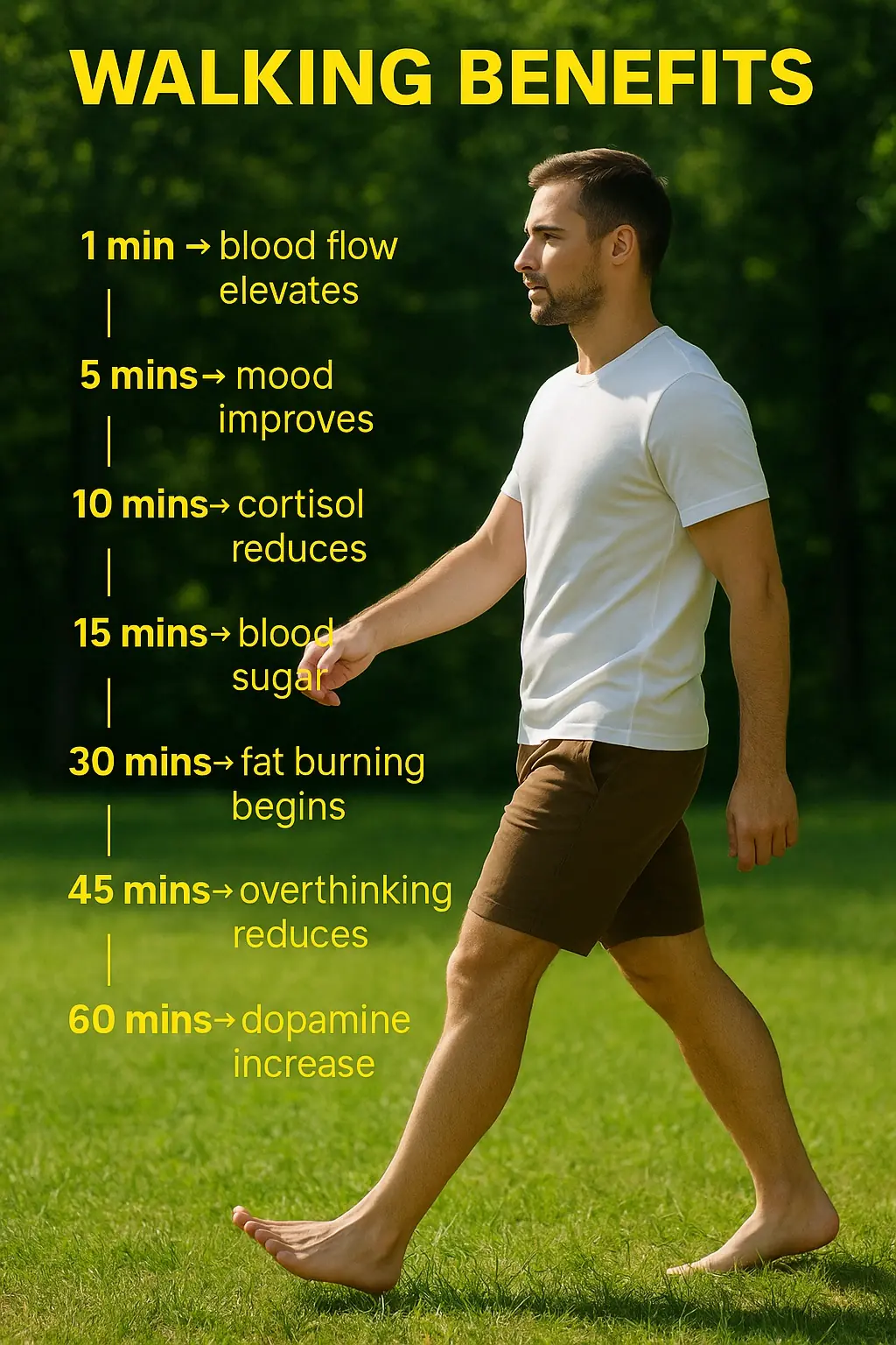 The Incredible Benefits of Walking: Why 30–60 Minutes a Day Can ...